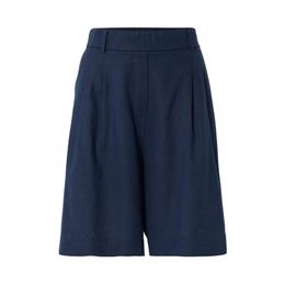 Tchibo - Leinen-Bermuda-Shorts - Damen - Gr. 46 - dunkelblau
