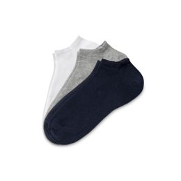 Tchibo - 3 Paar Sneakersocken - Herren - Gr. 44-46 - dunkelblau