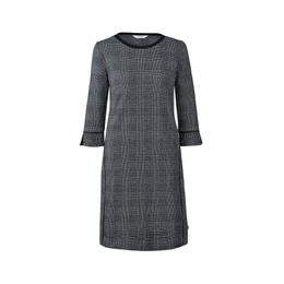 Tchibo - Sweatkleid mit 3/4-Arm - Damen - Gr. XXL - schwarz/jacquard
