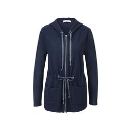 Tchibo - Kapuzen-Sweatjacke - Damen - Gr. M - dunkelblau
