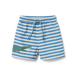 Tchibo - Kinder-Boardshorts - Gr. 110/116 - beige/gestreift