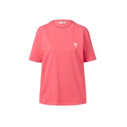 Tchibo - Oversized-Shirt mit Stickerei - Damen - Gr. S - wei&szlig;