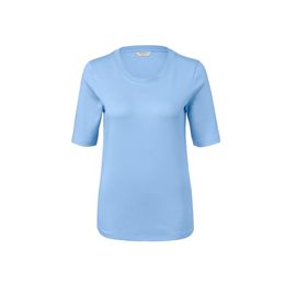 Tchibo - Halbarmshirt - Damen - Gr. S - hellblau