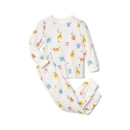 Tchibo - Kinder-Pyjama - Baby - Gr. 86/92 - wei&szlig;/print