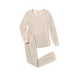 Tchibo - Thermo-Funktionsunterw&auml;sche - Damen - Gr. L - beige/print