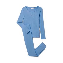 Tchibo - Pyjama - Damen - Gr. XL - hellblau