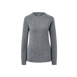 Tchibo - Funktionsshirt mit Merinowolle - Damen - Gr. XS - hellgrau