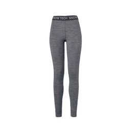 Tchibo - Funktionsunterhose mit Merinowolle - Damen - Gr. XS - hellgrau