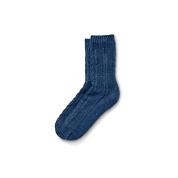 Tchibo - Hausschuhsocken - Unisex - Gr. 44-46 - blau