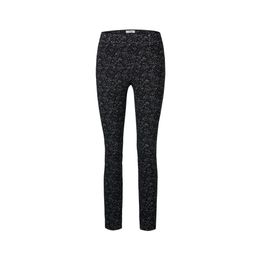 Tchibo - Bedruckte Stretchhose - Damen - Gr. M - schwarz/print