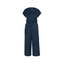 Tchibo - Jumpsuit mit weitem Bein - Damen - Gr. L - dunkelblau
