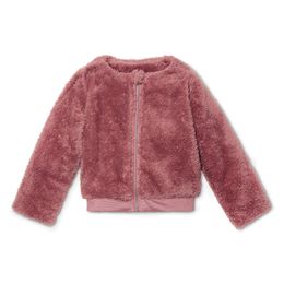 Tchibo - Pl&uuml;schjacke - M&auml;dchen - Gr. 122/128 - rosa