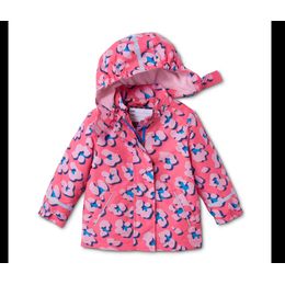 Tchibo - Thermo-Regenjacke - Gr. 98/104 - koralle