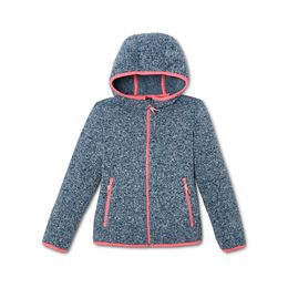 Tchibo - Strickfleecejacke mit Kapuze - M&auml;dchen - Gr. 170/176 - hellblau