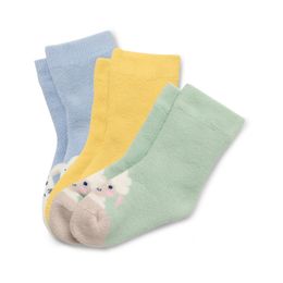 Tchibo - 3 Paar Frottier-Babysocken - Baby - Gr. 19-22 - hellblau