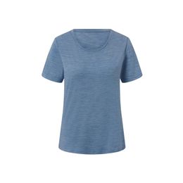 Tchibo - Funktionsshirt mit Wolle - Damen - Gr. S - dunkelblau