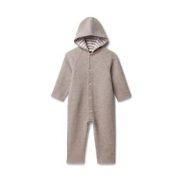 Tchibo - Baby-Walkoverall mit Merinowolle - Baby - Gr. 50/56 - wei&szlig;