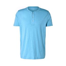 Tchibo - Kurzarm-Henley - Herren - Gr. XL - hellblau