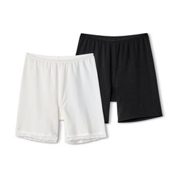 Tchibo - 2 Radler-Shorts - Damen - Gr. XXL - schwarz