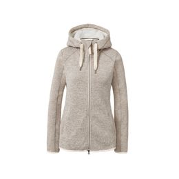 Tchibo - Teddy-Strickfleecejacke - Damen - Gr. M - beige