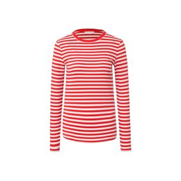 Tchibo - Gestreiftes Langarmshirt - Gr. L - wei&szlig;/gestreift