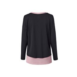 Tchibo - 2-in-1-Sportshirt - Damen - Gr. XL - schwarz