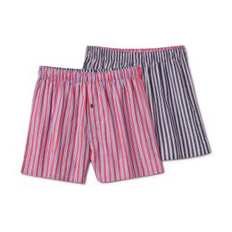 Tchibo - 2 Web-Boxershorts - Herren - Gr. Xxl/8 - dunkelblau/gestreift