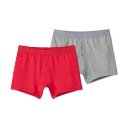 Tchibo - 2 Jersey-Boxershorts - Herren - Gr. L/6 - grau