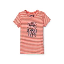 Tchibo - Funktionsshirt - M&auml;dchen - Gr. 122/128 - dunkelblau/gestreift