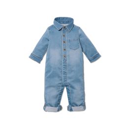 Tchibo - Stretchdenim-Overall - Baby - Gr. 74/80 - dunkelblau