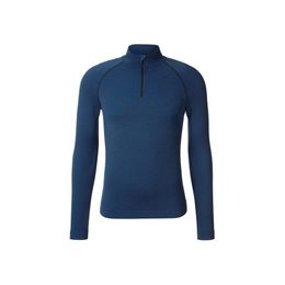 Tchibo - Funktionsshirt mit Merinowolle - Herren - Gr. M - blau