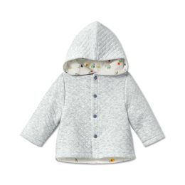 Tchibo - Gesteppte Jerseyjacke - Baby - Gr. 62/68 - creme/print