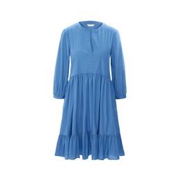 Tchibo - Popeline-Kleid - Damen - Gr. 42 - blau