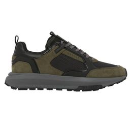 Cruyff - "Rayado" Sneaker f&uuml;r Herren, Wildleder, Klobiger Absatz (Oliv)