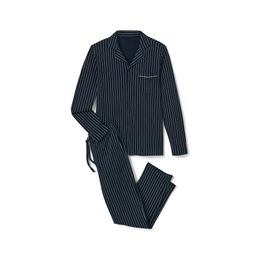 Tchibo - Pyjama - Herren - Gr. M - dunkelblau/gestreift