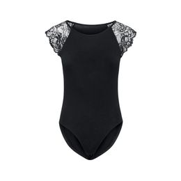 Tchibo - Body mit Spitze - Damen - Gr. XS - schwarz