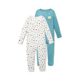 Tchibo - 2 Pyjamas - Baby - Gr. 50/56 - creme
