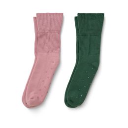 Tchibo - 2 Paar Stoppersocken - Damen - Gr. 35-38 - dunkelgr&uuml;n