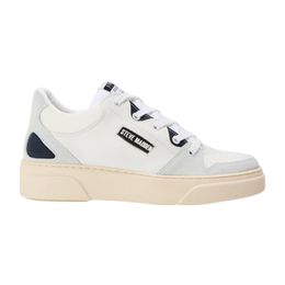 Steve Madden - "Kingpin" Schuhe f&uuml;r Herren, Zum Schn&uuml;ren, Flach (Wei&szlig;/Marine)