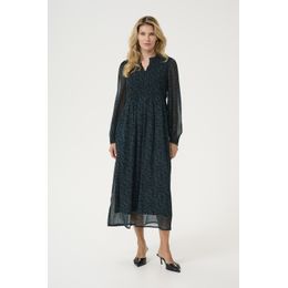 Kaffe Kleid Regular fit black green