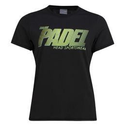 Head - "Padel" T-Shirt f&uuml;r Damen, Sport (Schwarz)