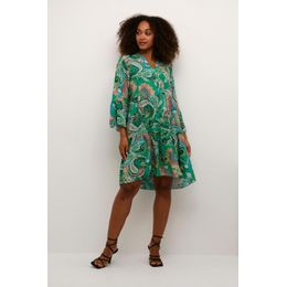 Cream Kleid A-shape multicolour