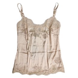 Dolce & Gabbana Spitzenverzierte Spaghetti-Tr&auml;ger-Top