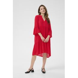 Kaffe Kleid KAmarianah A-shape red