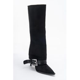 Elva Schnallenriemen Kniehoher Stiefel (Damen)