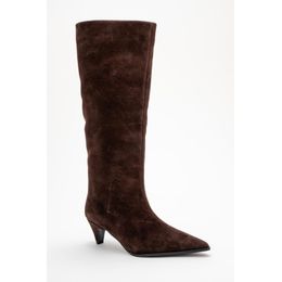 Siora Leder Knieholer Stiefel