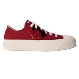 Converse - "Chuck Taylor" Schuhe mit Plattform-Sohlen f&uuml;r Damen, Canvas (Rot)