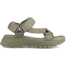 Hush Puppies Kendra Textil Damen Khaki Sandalen