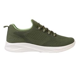 DONNAY - Sneaker f&uuml;r Damen, Jerseyware, Flach (Armee-Gr&uuml;n)