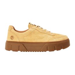 Timberland - "Laurel" Sneaker f&uuml;r Damen, Plattform-Absatz (Mittelbeige)